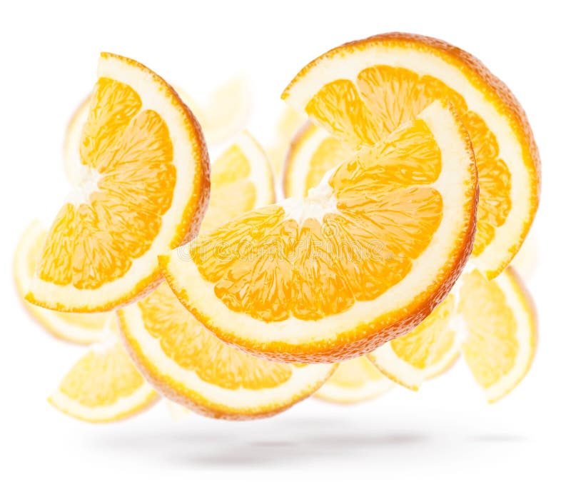 Orange segments stock photo. Image of food, isolated - 38636398