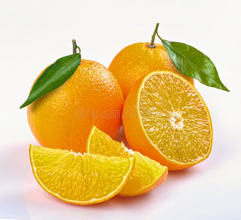 Orange with segments stock image. Image of single, orange - 176806237