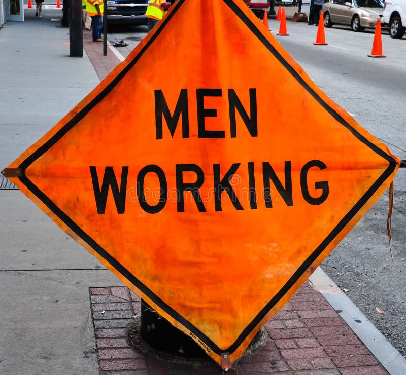 Orange Dot Sign on the Floor for Warning Blind People. Background or ...