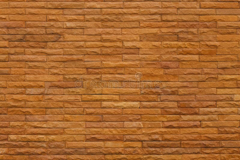 Orange Slate Stone Wall for Pattern and Background Stock Photo - Image ...