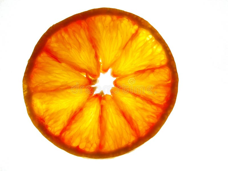 Orange slice stock image. Image of yellow, jucy, slice - 164857