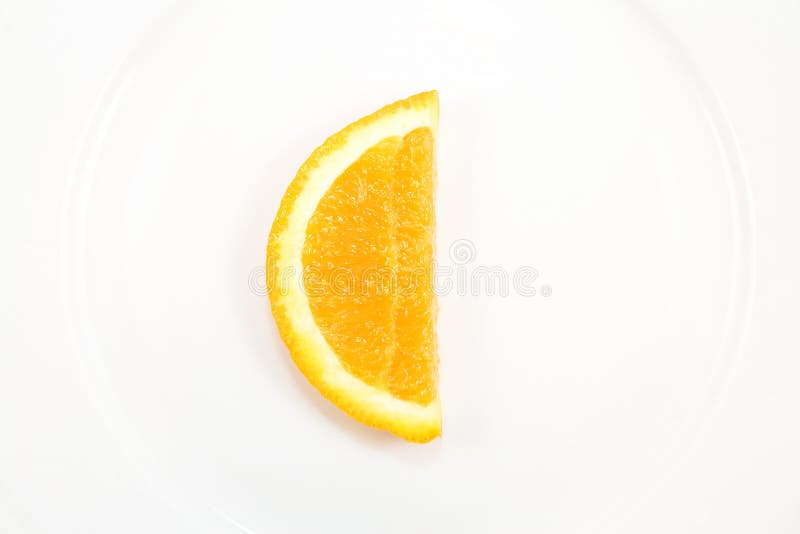 Orange slice with C shape stock photo. Image of food - 14310894