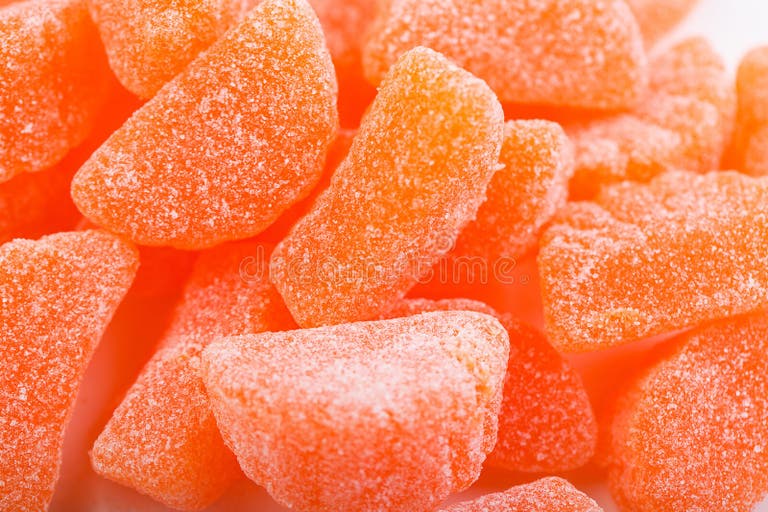 Orange slice candy wedges stock photo. Image of bright - 38624706