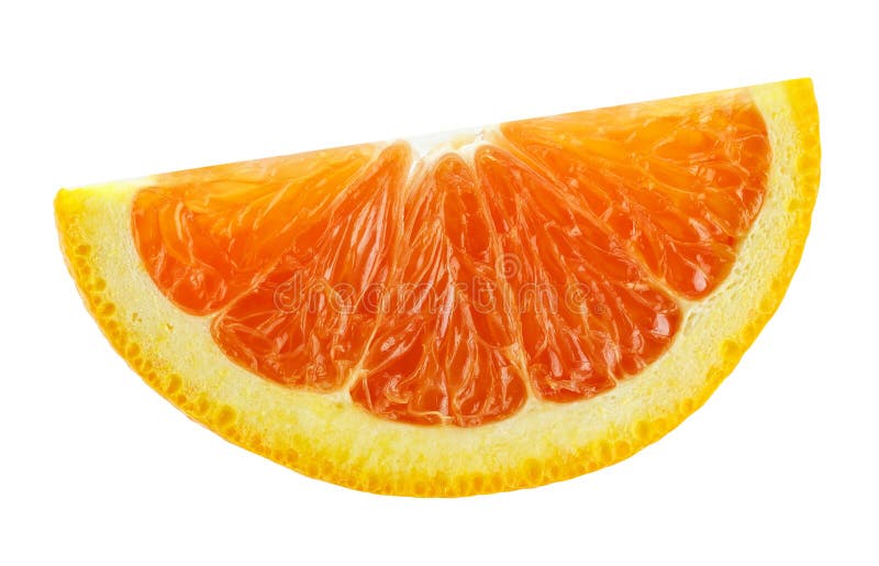A Vibrant and Detailed Close-up of an Orange Slice Stock Image - Image ...