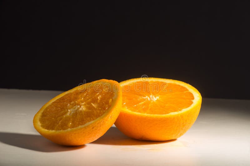 Oranges - Whole and sliced stock photo. Image of food - 120994428