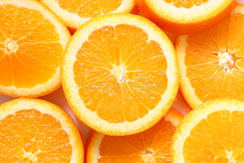 Sliced oranges stock image. Image of background, layers - 14176885