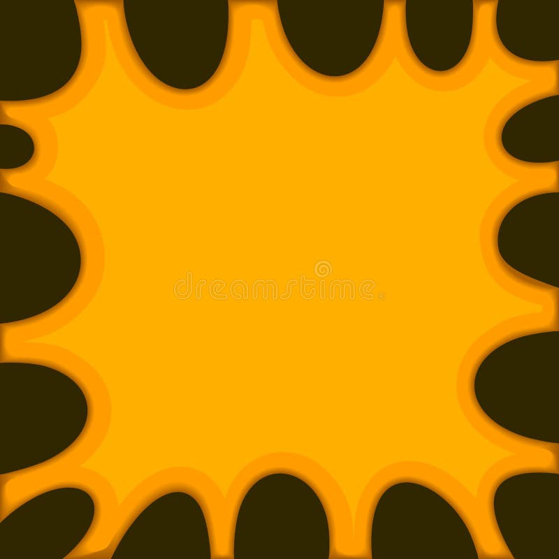 Orange Slime Background on Dark. Vector Stock Vector - Illustration of ...