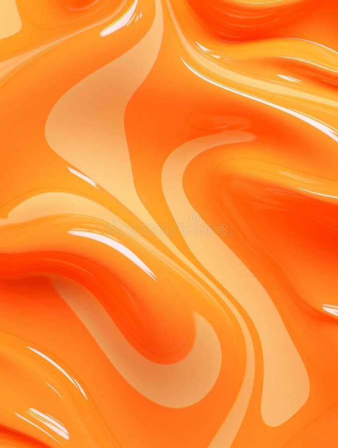 Orange Slime Creative Abstract Geometric Texture. Stock Illustration ...