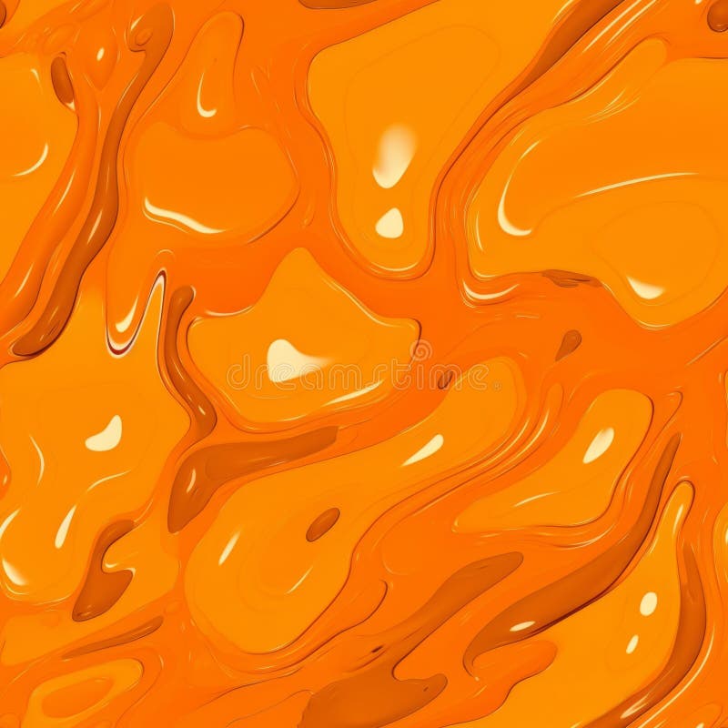 Orange Slime Creative Abstract Texture Wallpaper. Stock Illustration ...