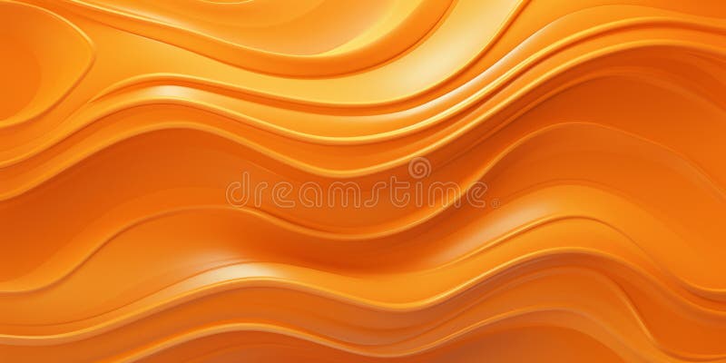 Orange Slime Creative Abstract Wavy Texture. Stock Illustration ...