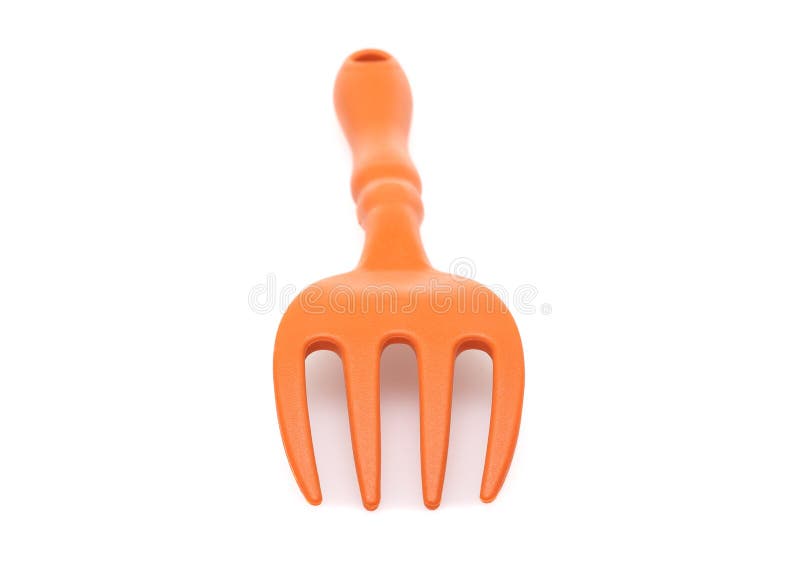 Orange small pitchfork stock photo. Image of outdoors - 32928718