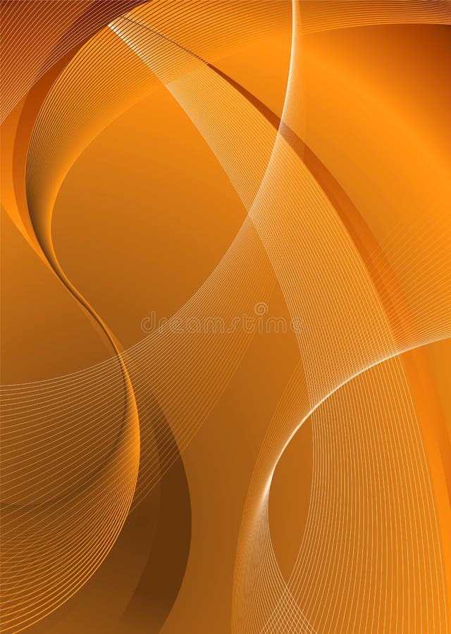 Orange smooth stock illustration. Illustration of concept - 7646437
