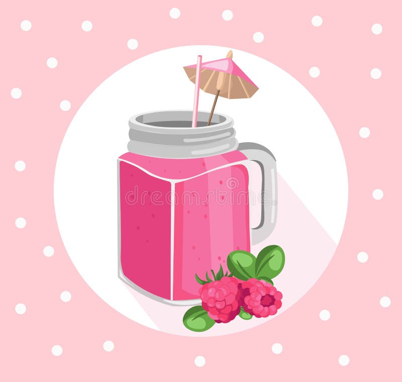 Orange Smoothie Vector. Fresh Drink Retro Style Background Stock Vector ...