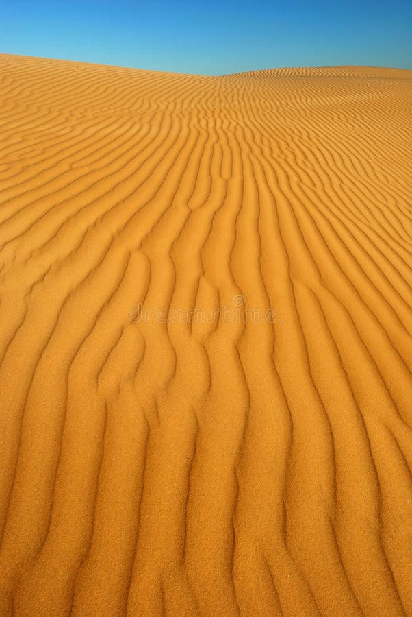 Orange soft desert sand stock photo. Image of dunes, hill - 53870626