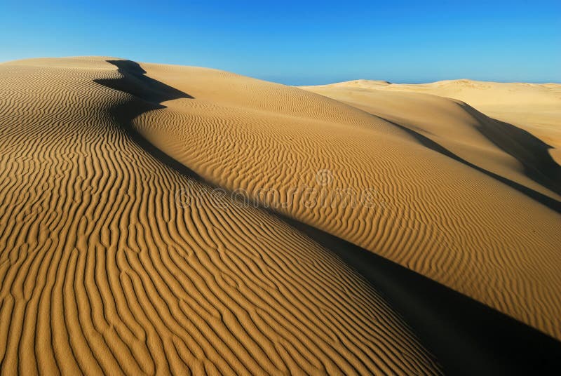Orange soft desert sand stock photo. Image of shadow - 53870608