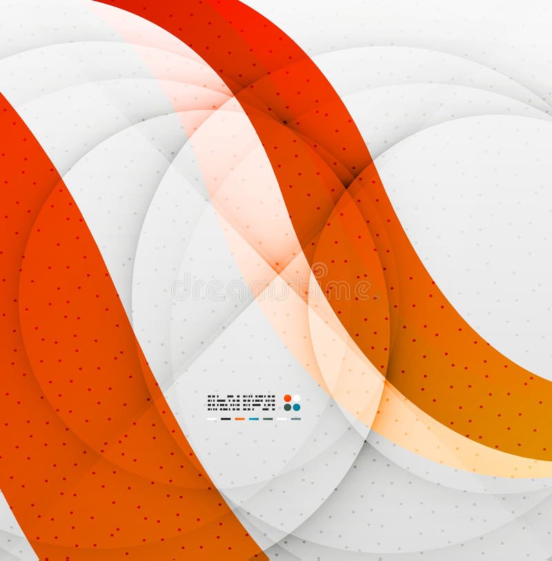 Orange Soft Wave Abstraction Stock Vector - Illustration of curve ...