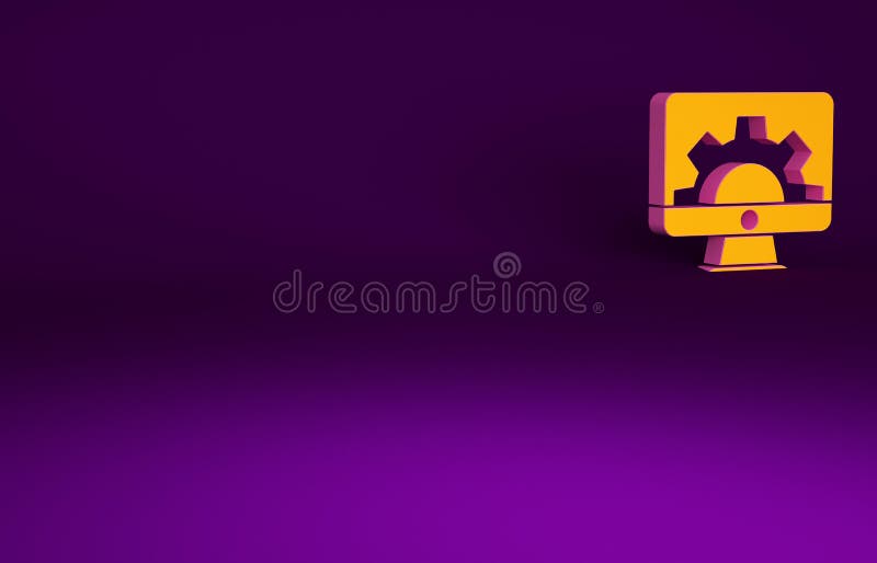 Orange Software, Web Development, Programming Concept Icon Isolated on ...