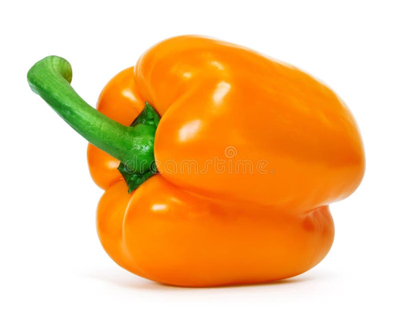 Orange spansk peppar fotografering för bildbyråer. Bild av skivor ...