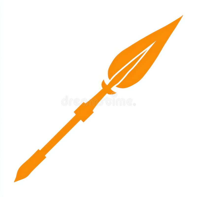 Orange Spear Illustration Stock Illustrations – 591 Orange Spear ...
