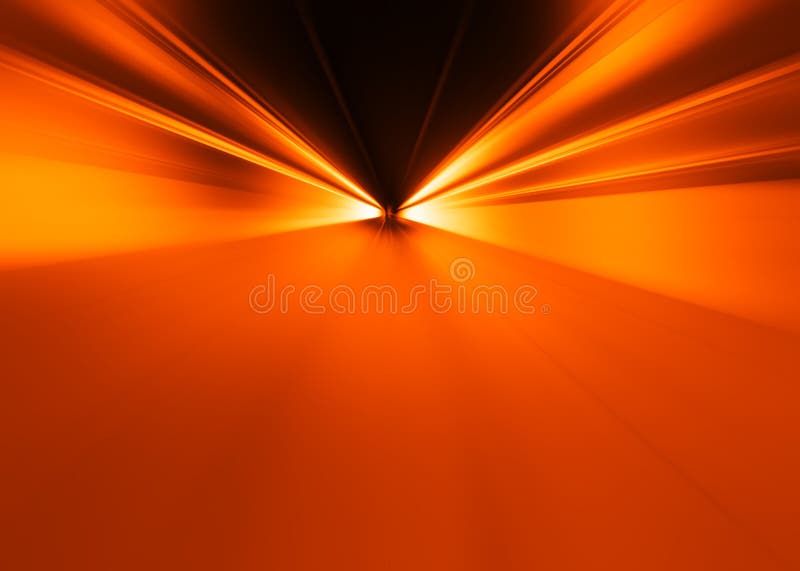 Orange Speed Lights Abstraction Background Stock Photo - Image of leak ...