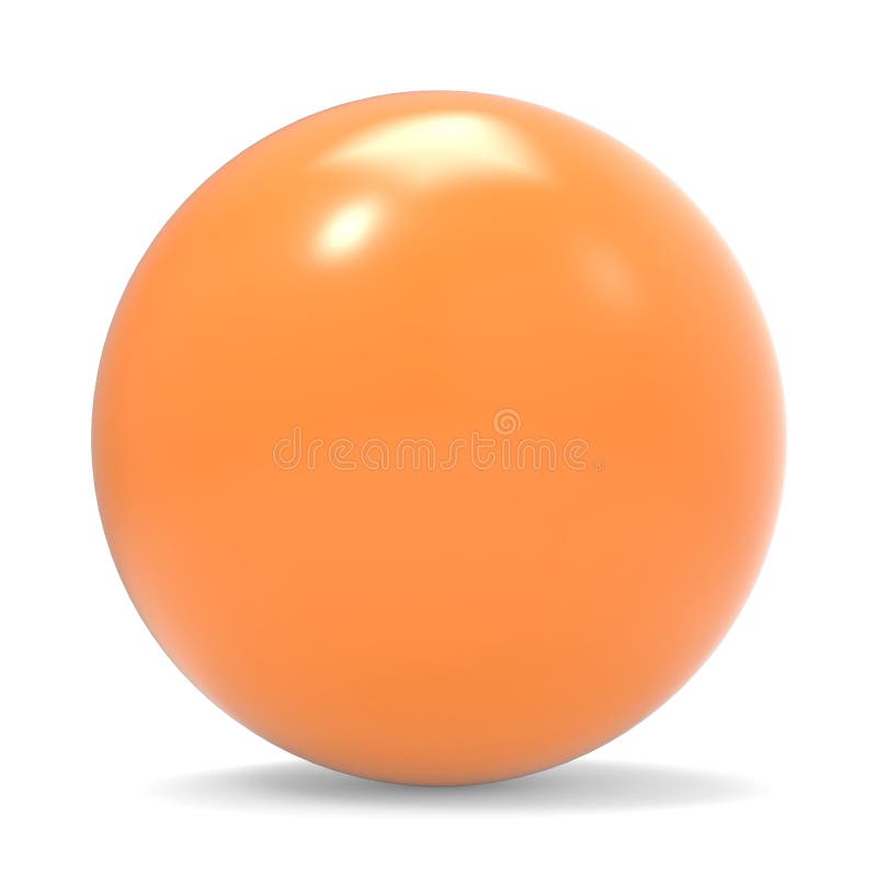 Orange Sphere stock illustration. Illustration of macro - 252590373