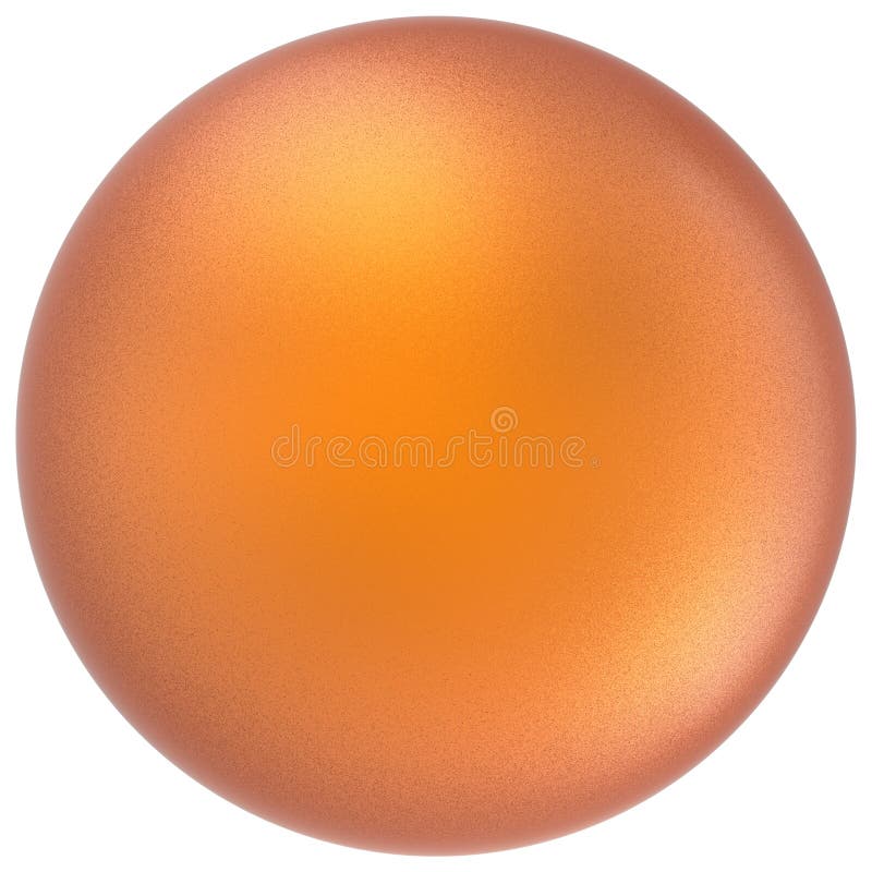 Orange Sphere with Orbit stock vector. Illustration of abstract - 4403557
