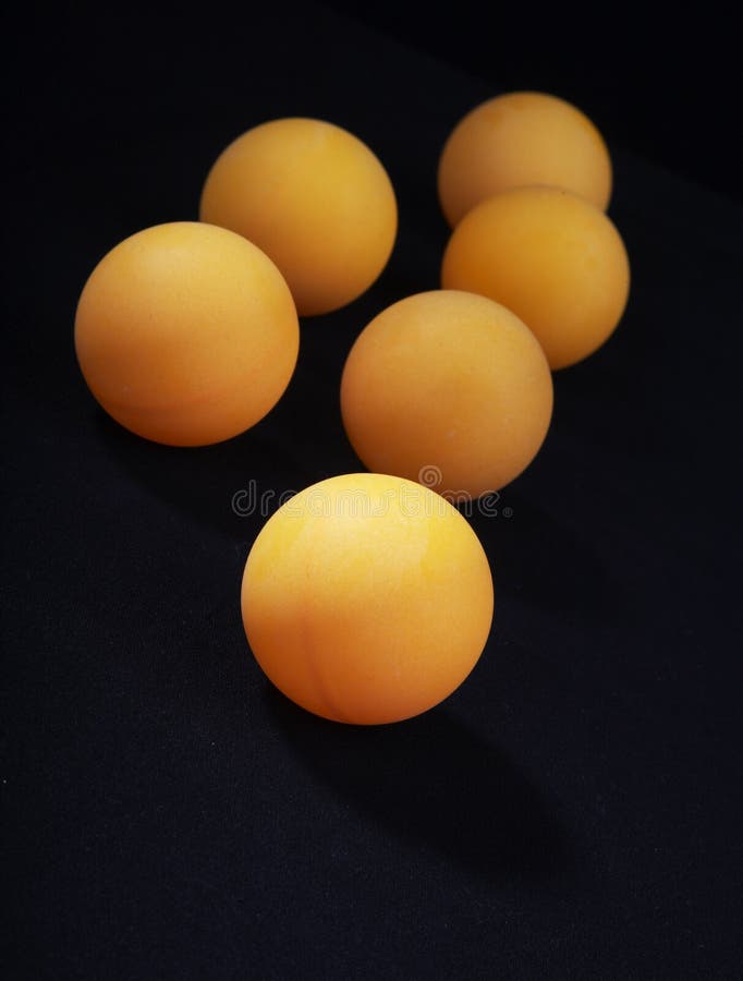 Orange Spheres with Forms on Black Background Stock Image - Image of ...