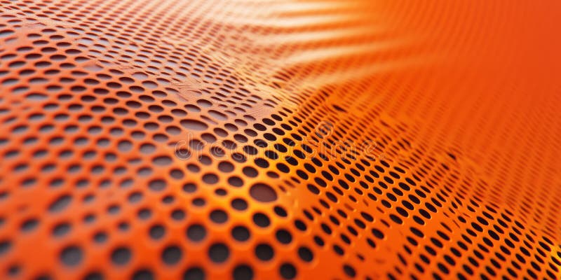Orange Spherical Carbon Textures with a Vibrant, Glossy Surface ...