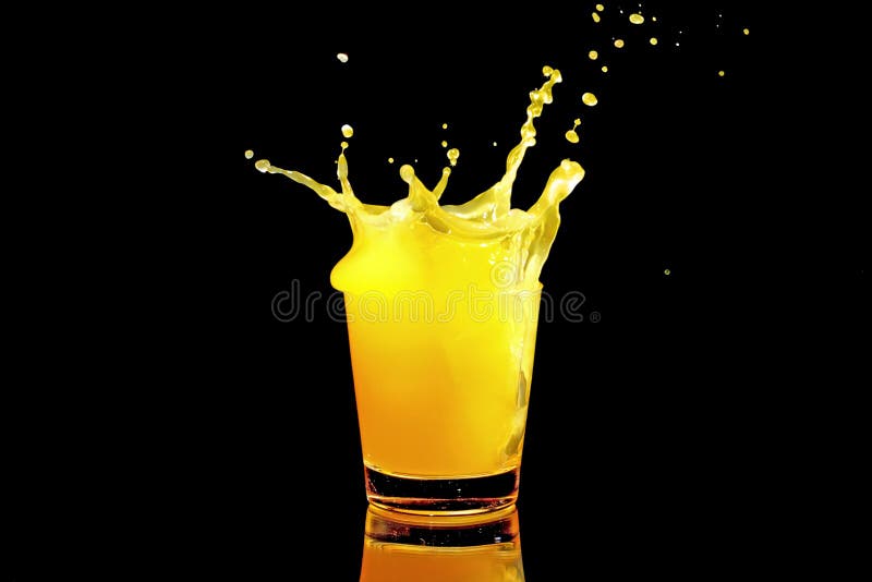 Orange splash stock image. Image of splash, healthy, yellow - 28122849