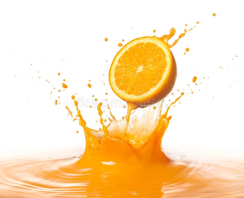 Orange splash stock photo. Image of splash, drop, wave - 38219404