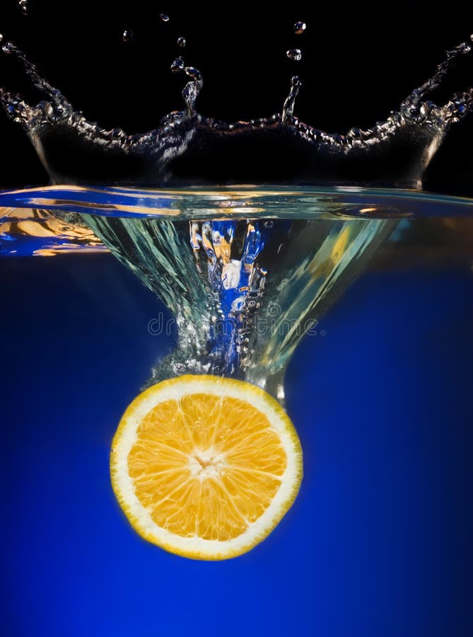 Orange splash stock photo. Image of refreshment, cold - 6961298