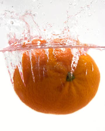 Orange splash stock photo. Image of background, cold, freshness - 781276