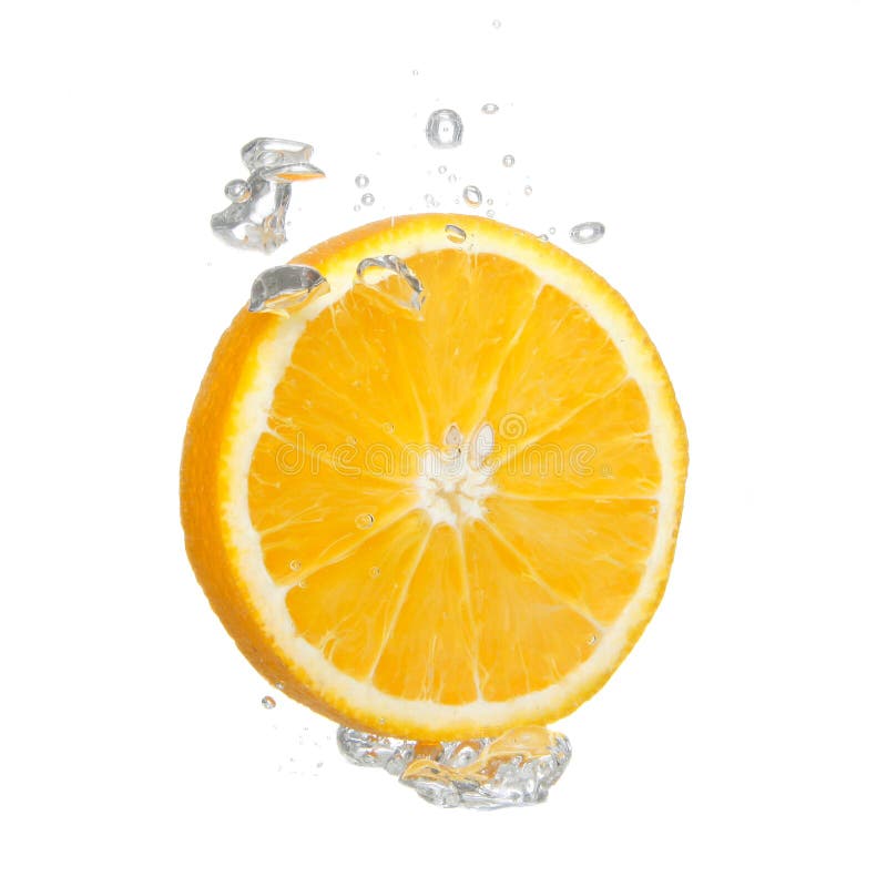 Orange splash stock image. Image of liquid, delicious - 9276669