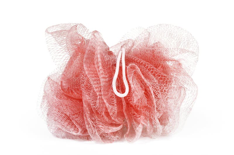 Orange Sponge for Washing Dishes Stock Photo - Image of housework ...