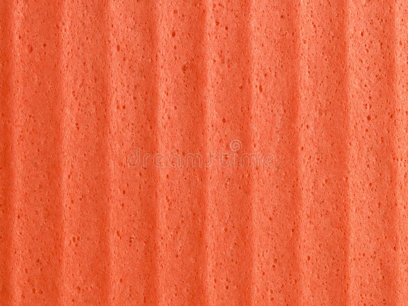 Orange Sponge for Washing Dishes Stock Photo - Image of housework ...