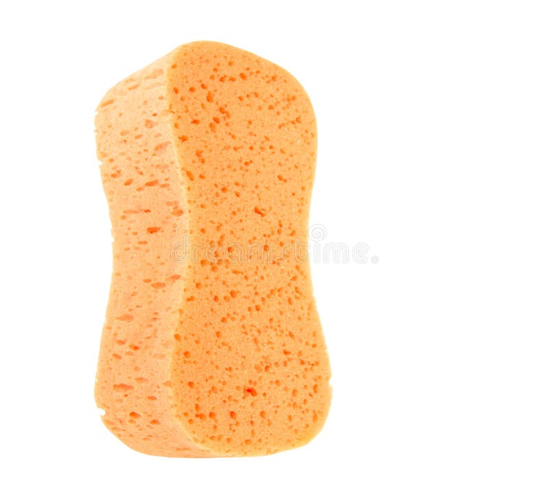 Orange Sponge III stock photo. Image of cleaning, orange - 34419096