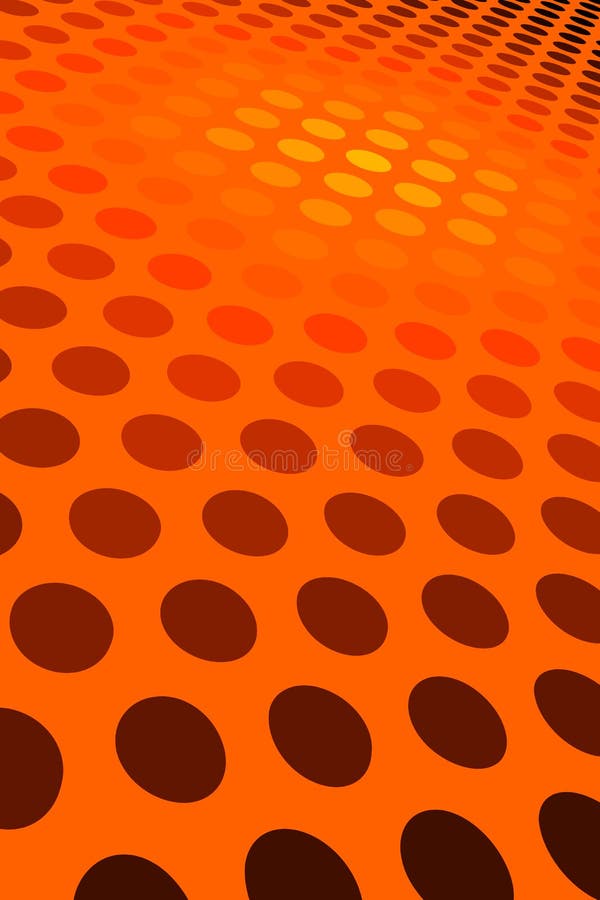 Orange Spot Pattern stock vector. Illustration of fade - 4305327