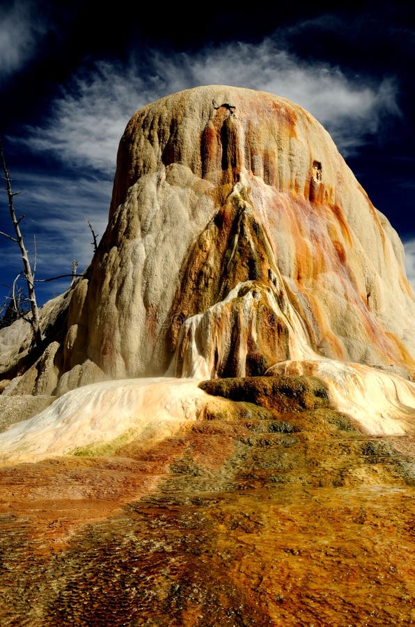 Orange Spring Mound stock image. Image of america, cloud - 8777775