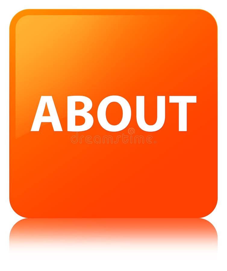About orange square button stock illustration. Illustration of word ...