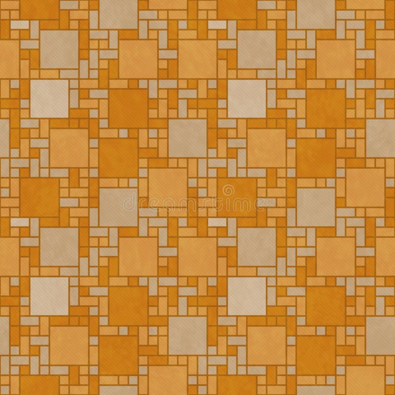 Orange Square Mosaic Abstract Geometric Design Tile Pattern Repe Stock ...