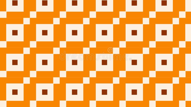 Orange Square Pattern Background Vector Image Stock Vector ...