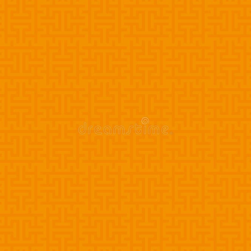 Orange Squares Modern Seamless Pattern. Stock Vector - Illustration of ...