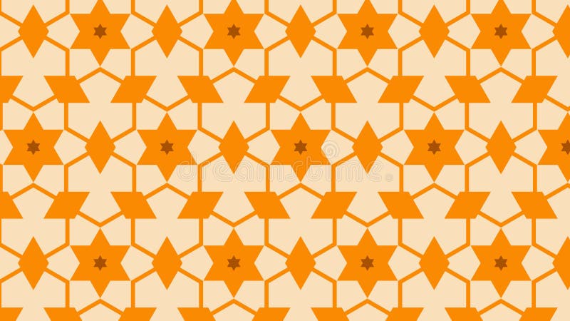 Orange Star Background Pattern Vector Stock Vector - Illustration of ...