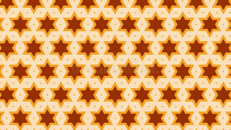 Orange Star Pattern Background Vector Image Stock Vector - Illustration ...