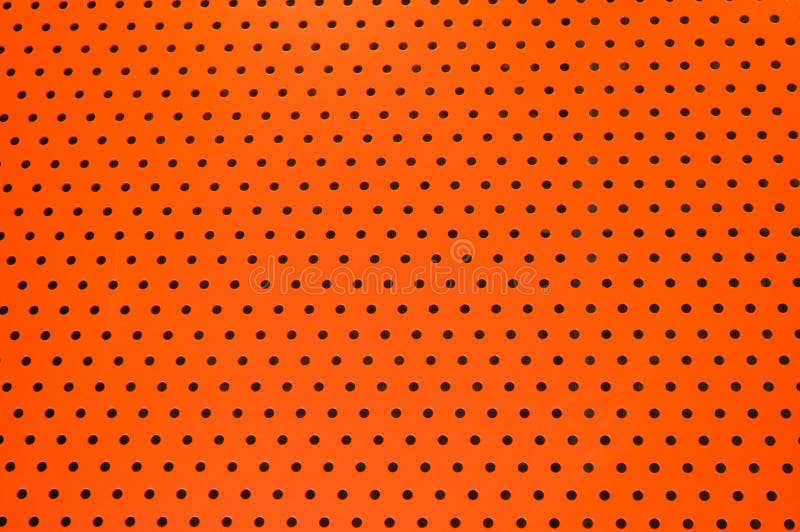 Orange Steel Metal Texture Background Stock Image - Image of holed ...