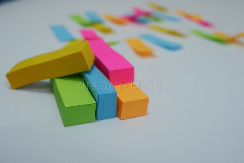 Orange Sticky Note is Perfect for Backgrounds and Designs. Stock Photo ...