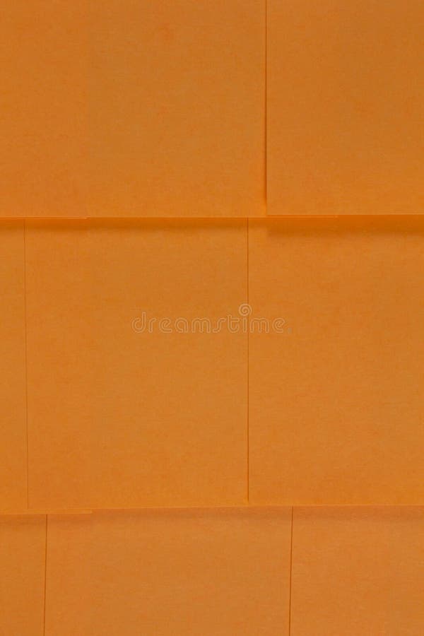 Orange Sticky Notes Background Stock Photo - Image of memo, colour ...