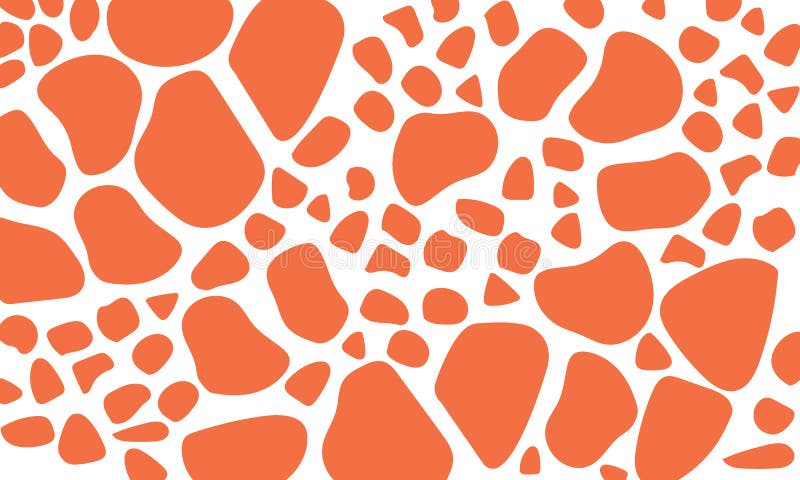 Orange Stone Pattern on a White Background Stock Image - Image of ...