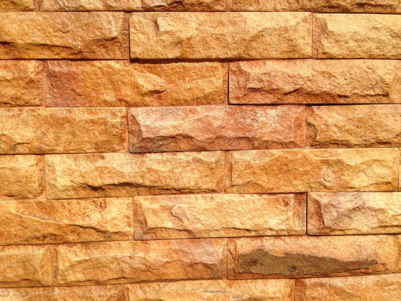 Orange stone wall. stock image. Image of texture, orange - 50040337