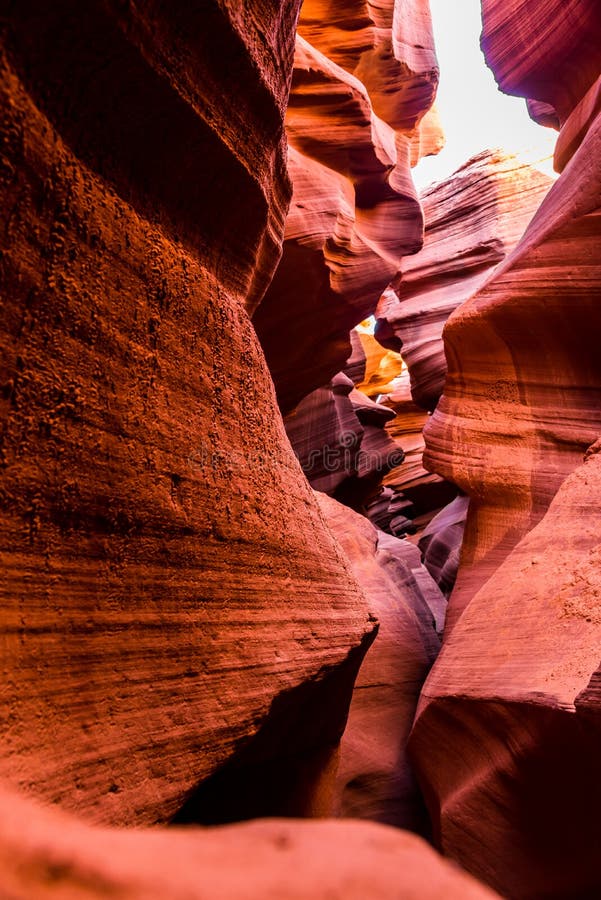 Orange Stone Wave Pattern of Lower Antelope Canyon in Page Arizona USA ...